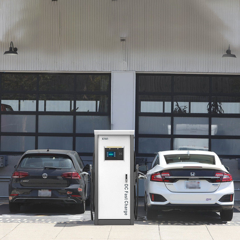 Electric Cars KIWI EV DC Dual Charger Outdoor Quick Charging with 120kW ...