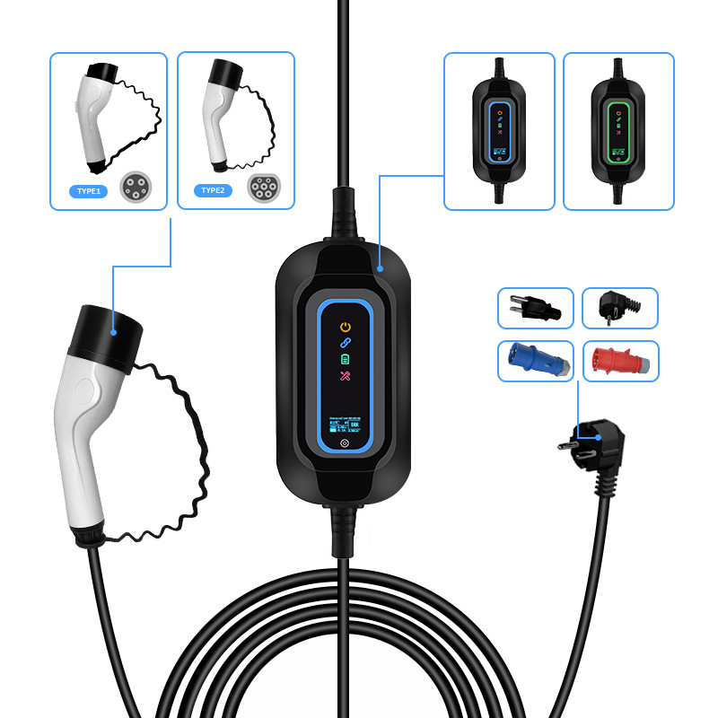 Portable EV Charging Station Tesla Model 2 3.5kW EV Charger with ...