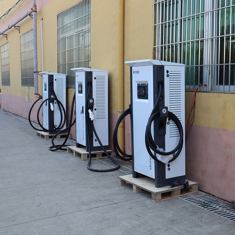 Floor-standing 120KW Sae J1772 Commercial DC EVSE EV Level 3 Electric ...